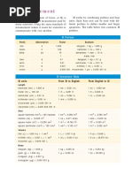 Civil Engineering Measurements Units | PDF | Science & Mathematics ...