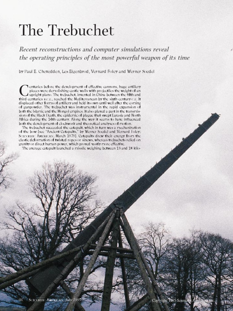 Chevedden, Paul - The Trebuchet PDF | PDF | Nature