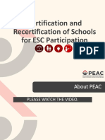Peac Certification Peac Official Website | PDF | Certification | Schools