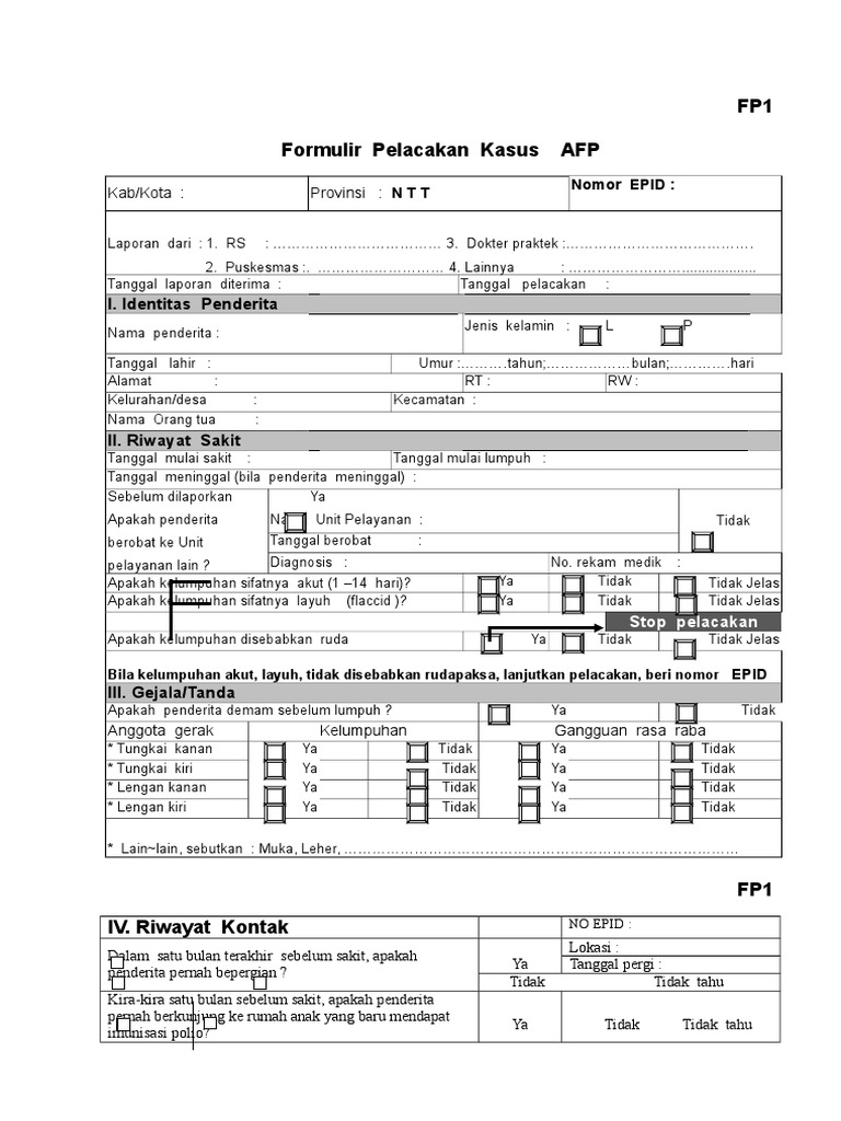 Form fp1 Afp 2017 | PDF