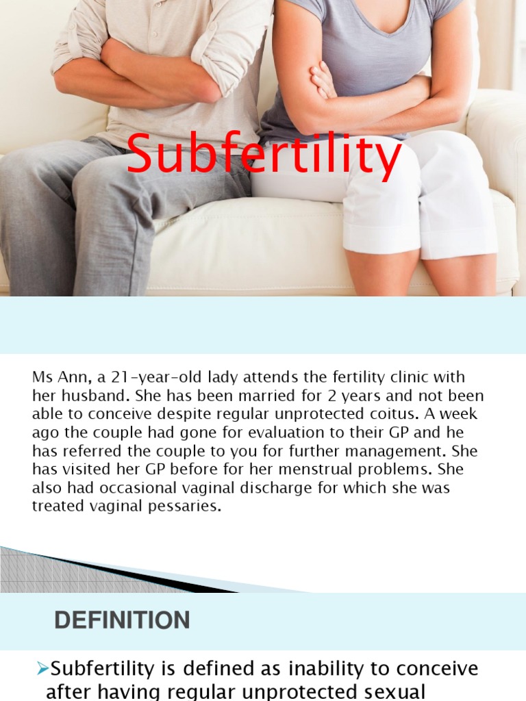 Subfertility CCD | PDF | Polycystic Ovary Syndrome | Infertility