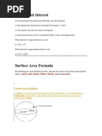 Surface Area of Cube - Formula, TSA of Cube, LSA (CSA) of Cube | PDF ...