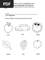 Letrang NN Kindergarten Worksheets | PDF