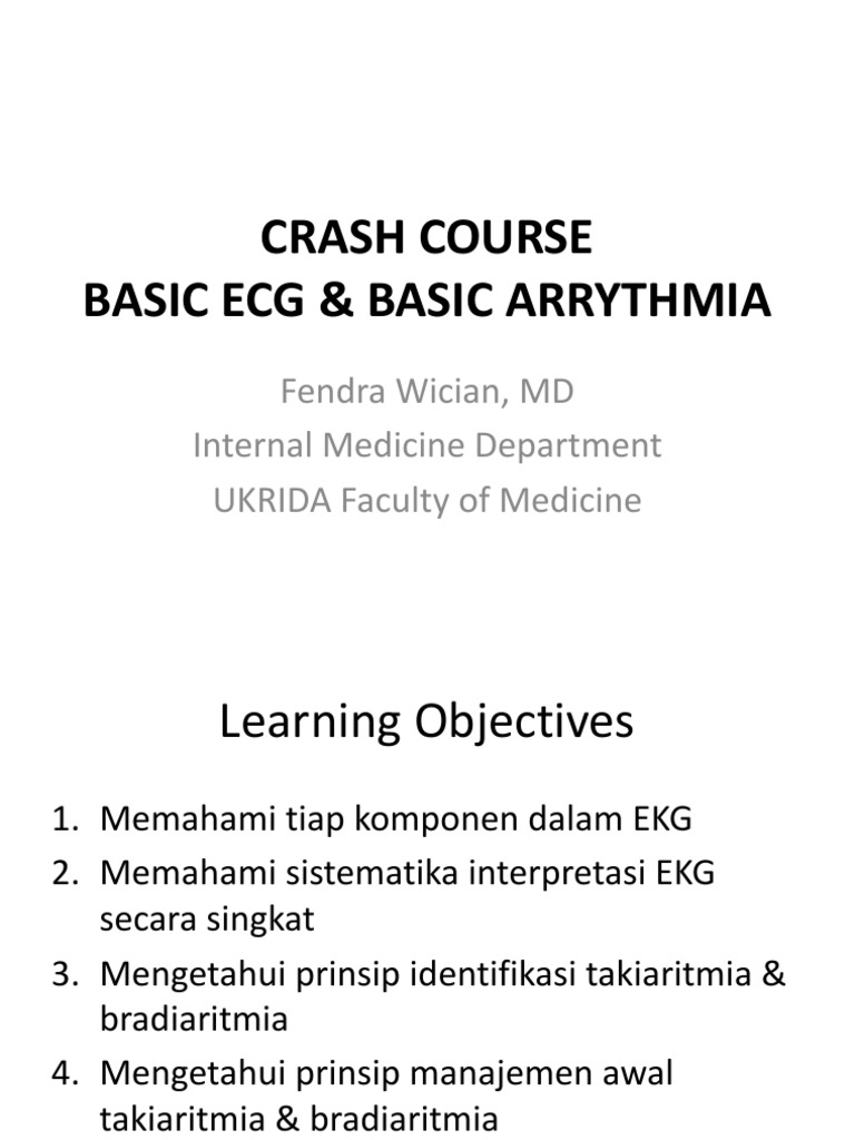 ECG Crash Course PDF | PDF