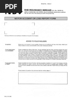 Third Party Claim Form Raf 1: Personal Details of Claimant | PDF ...