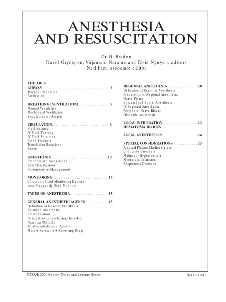 Anesthesia | PDF | Shock (Circulatory) | Anesthesia