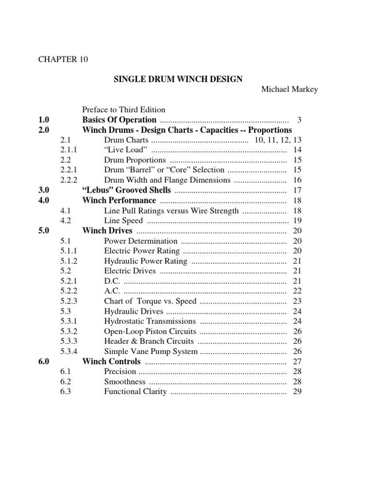 Advances in Single Drum Winch Design: A Review of the Latest ...