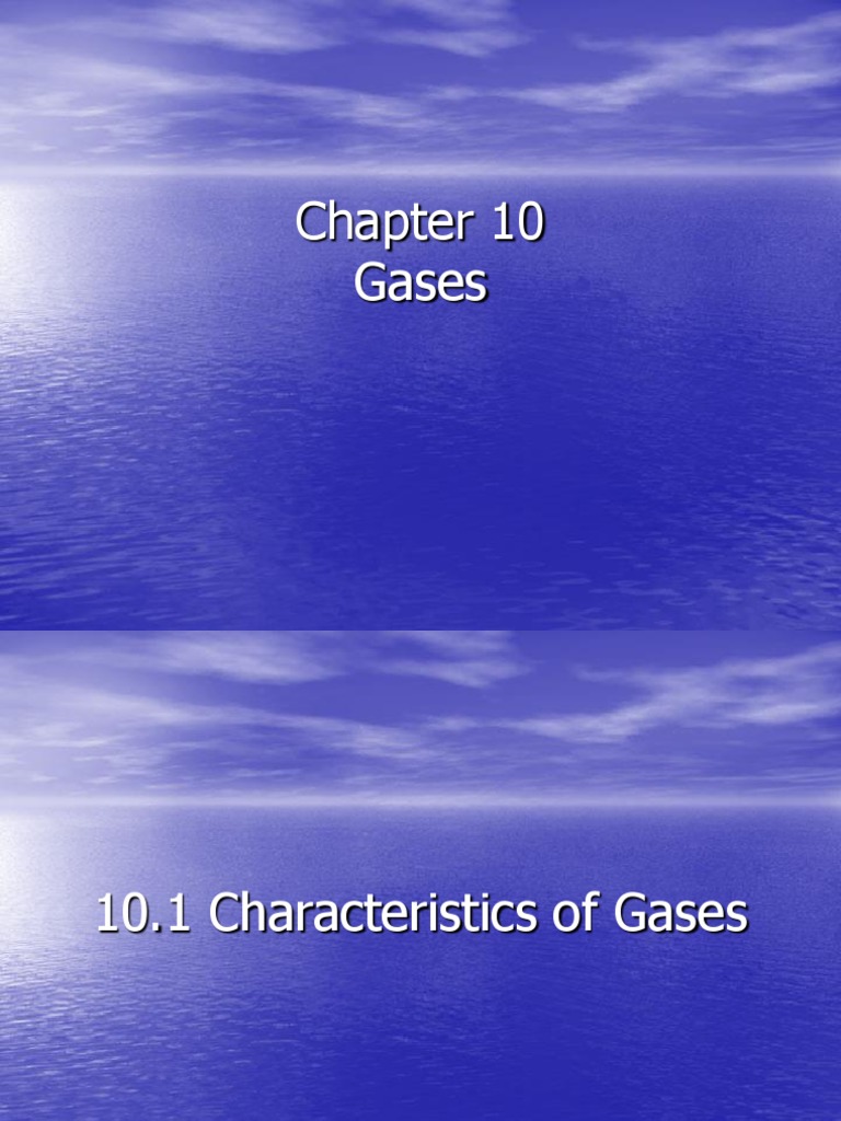 Chemistry: Gas Laws & Properties | PDF | Gases | Pressure