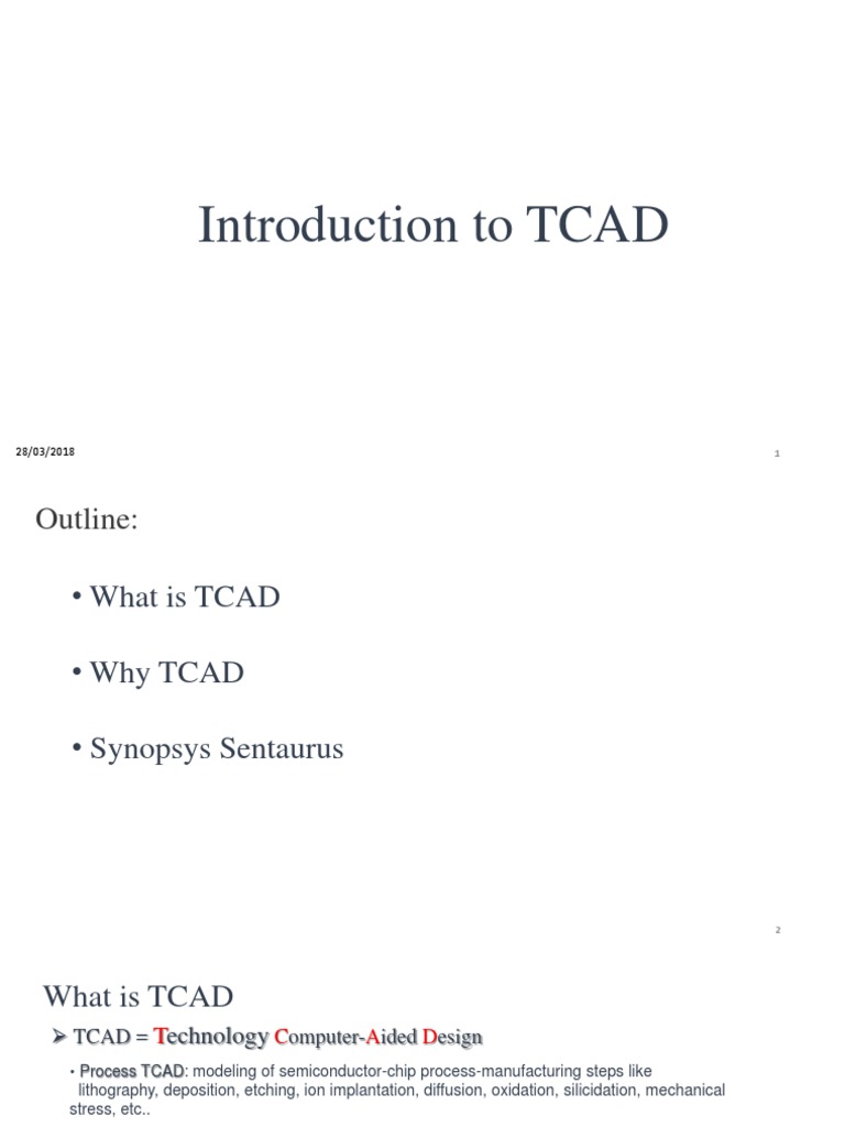 Introduction To TCAD - Presentation | PDF | Finite Element Method ...