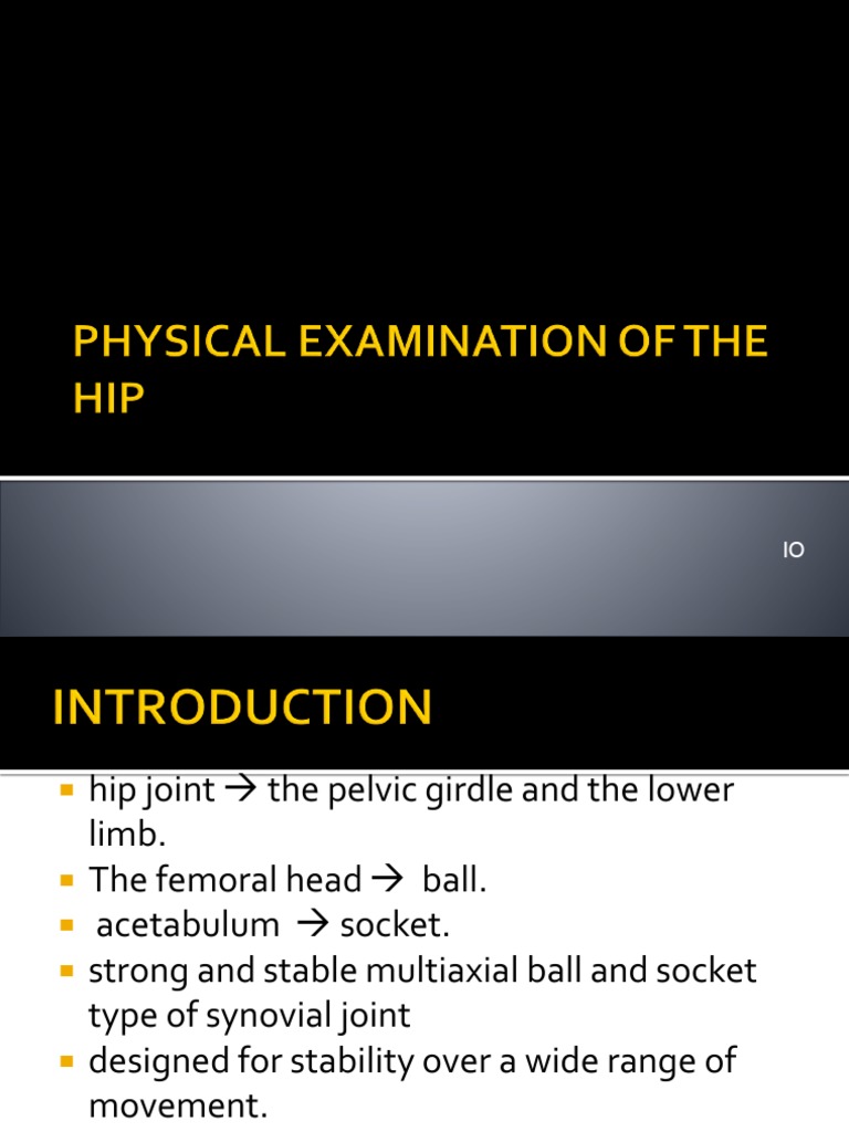 A Comprehensive Guide to Common Orthopedic Examination Techniques of ...