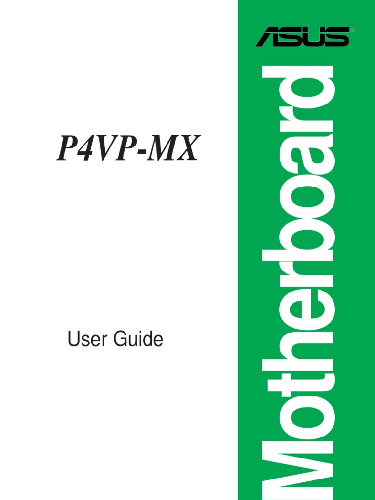 ASUS p4vp-mx | PDF | Bios | Electrical Connector