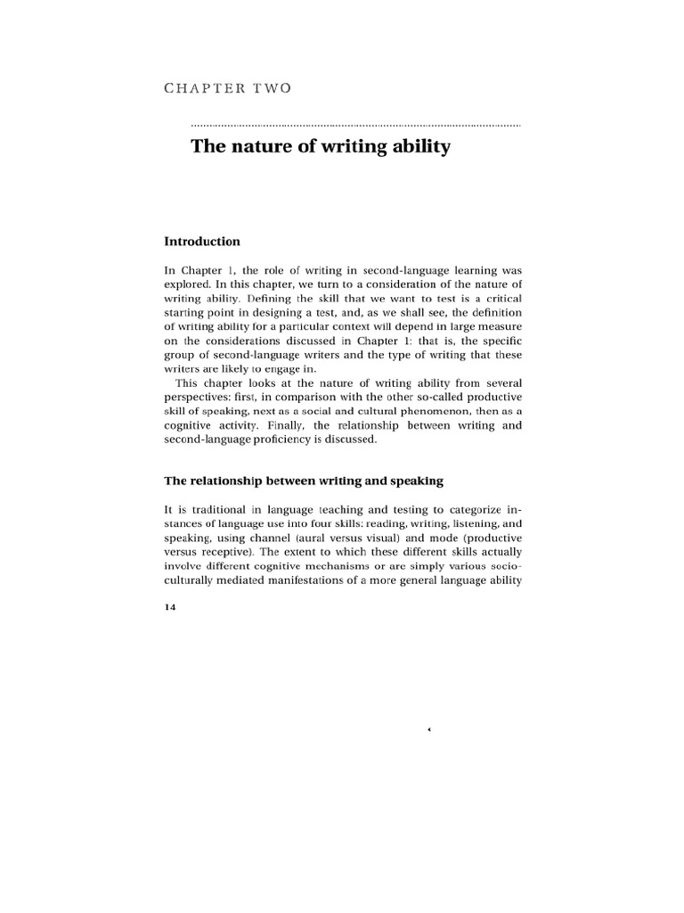 Sara Cushing Weigle (2003) - Nature of Writing Ability | PDF