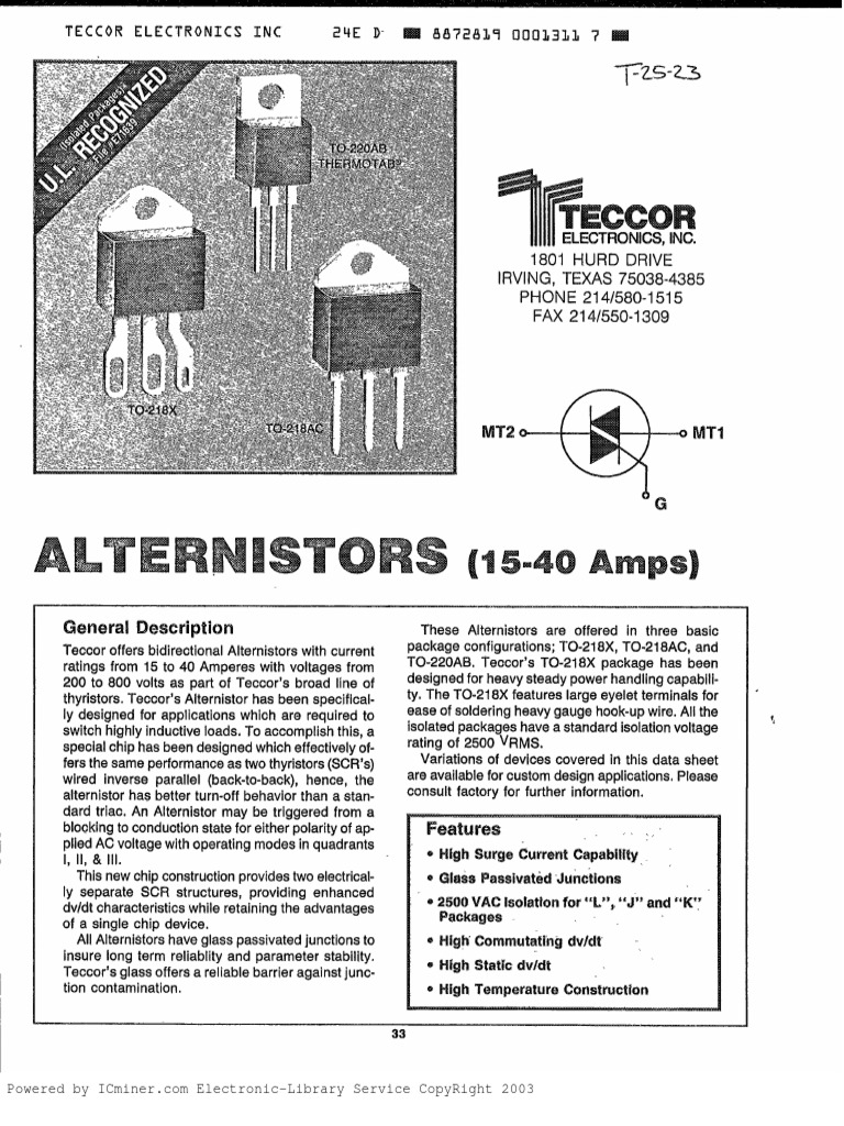 Q2015 Q6040K9 Triac PDF | PDF