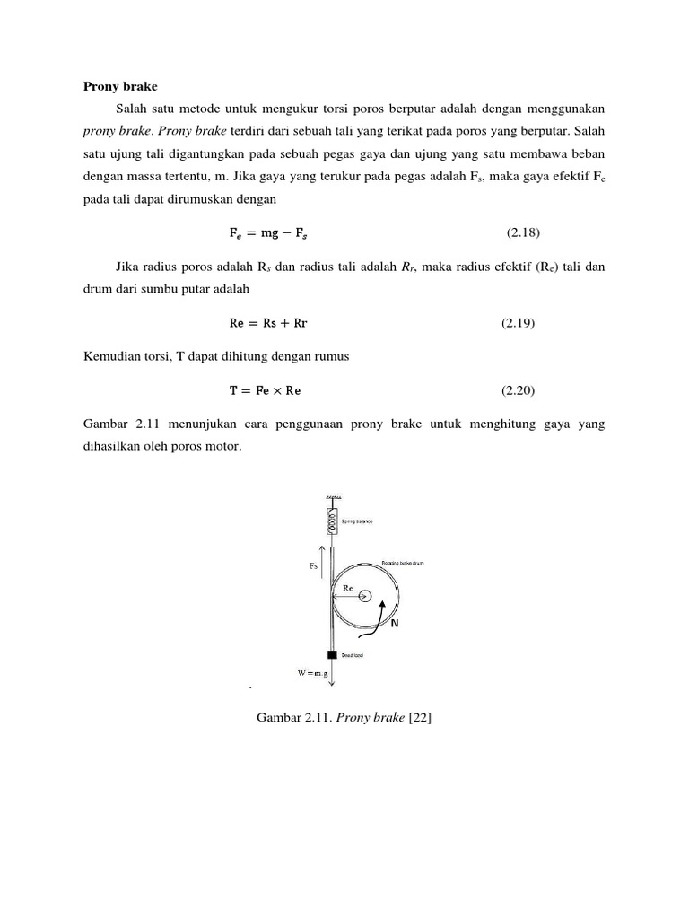 Prony Brake | PDF