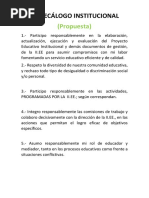 Decálogo y Porra del IPN: Valores y Orgullo | PDF
