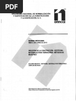 NMX C 077 1997 ONNCCE Agregados Granulom PDF | PDF