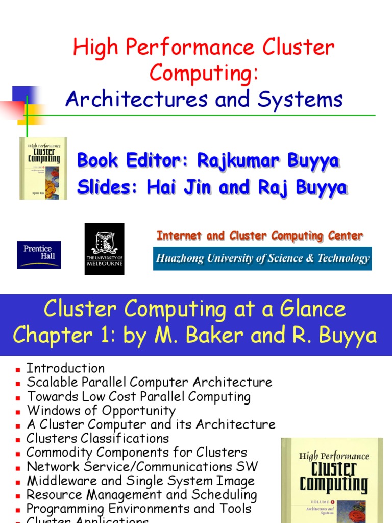 High Performance Cluster Computing:: Architectures and Systems | PDF | Computer Cluster ...