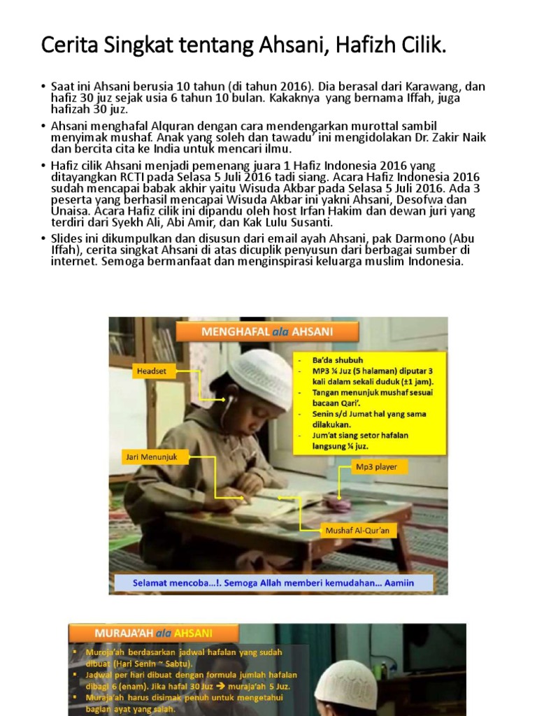 Cara Menghafal Al Quran Ahsani PDF | PDF | Perjalanan | Agama & Spiritualitas