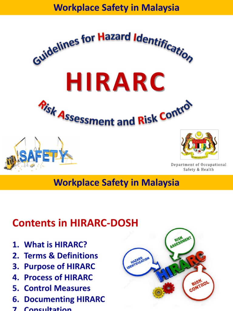 Lecture 7 - Hirarc - 2 | PDF | Occupational Safety And Health | Hazards