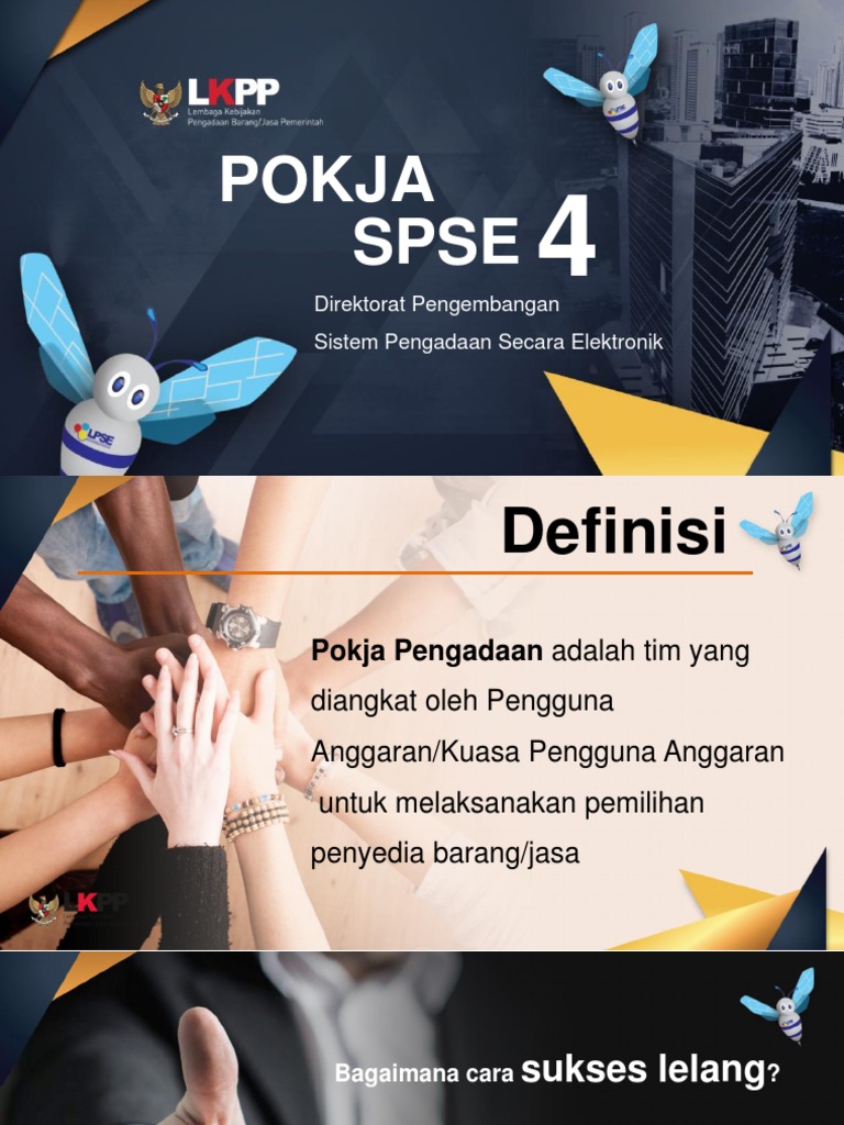 Proses dan Wewenang Pokja SPSE 4.5 | PDF
