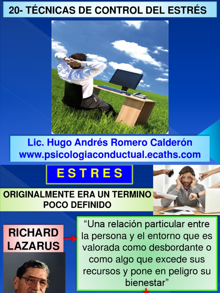 20 - Técnicas de Control Del Estrés | PDF | Ansiedad | Estrés (biología)