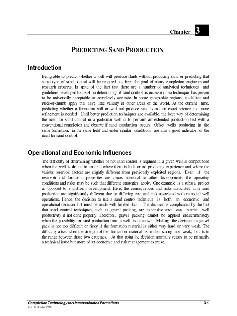 Completion Technology For Unconsolidated Formations | PDF | Viscosity ...
