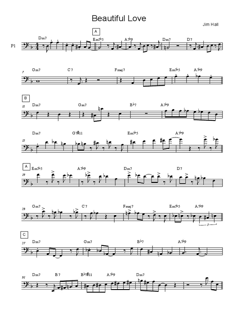 Beautiful Love Solo | PDF