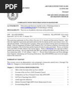 Updates to AFI 34-1201 Protocol | PDF | Cadet | Flag Of The United States