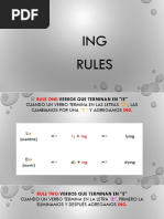 Reglas del uso de "ing" en verbos | PDF | Crecimiento personal y ...