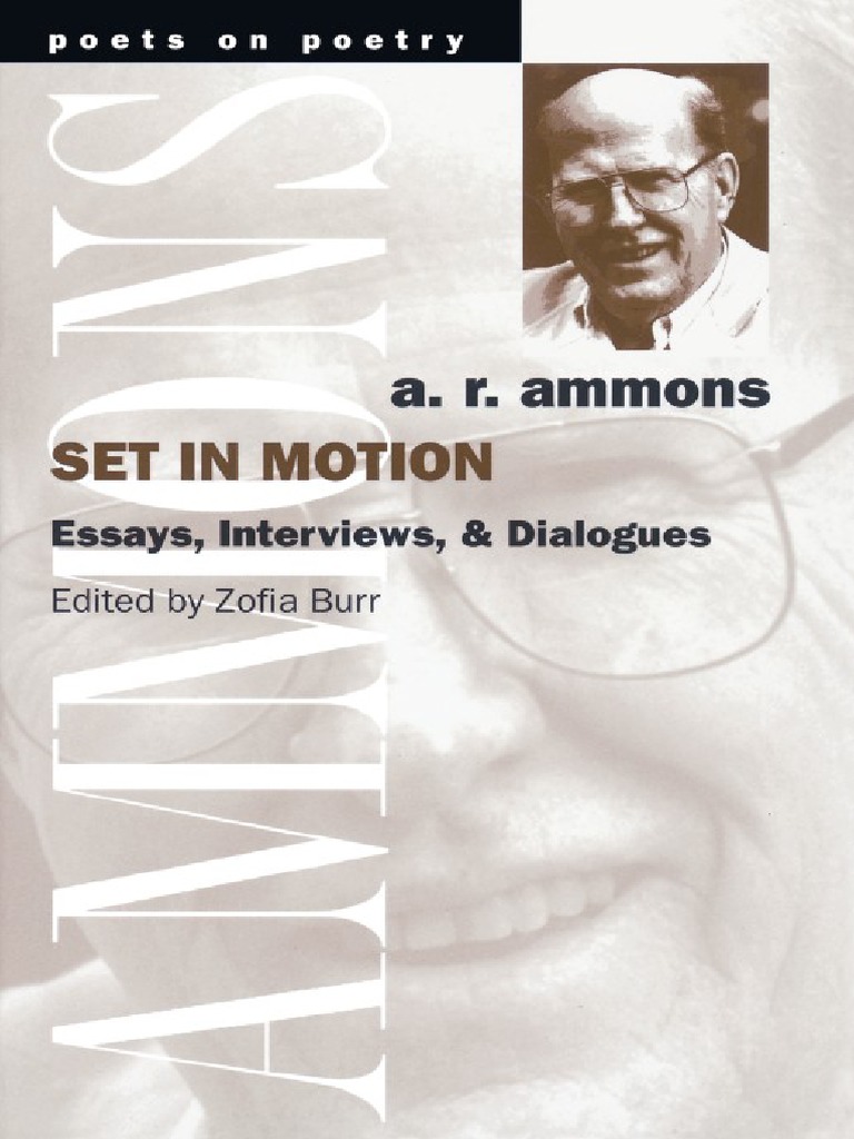 (Ammons, A. R. - Set in Motion | PDF | Poetry | Mind