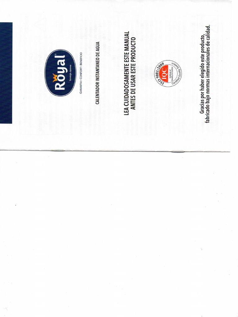 Catalogo Calefon Royal | PDF