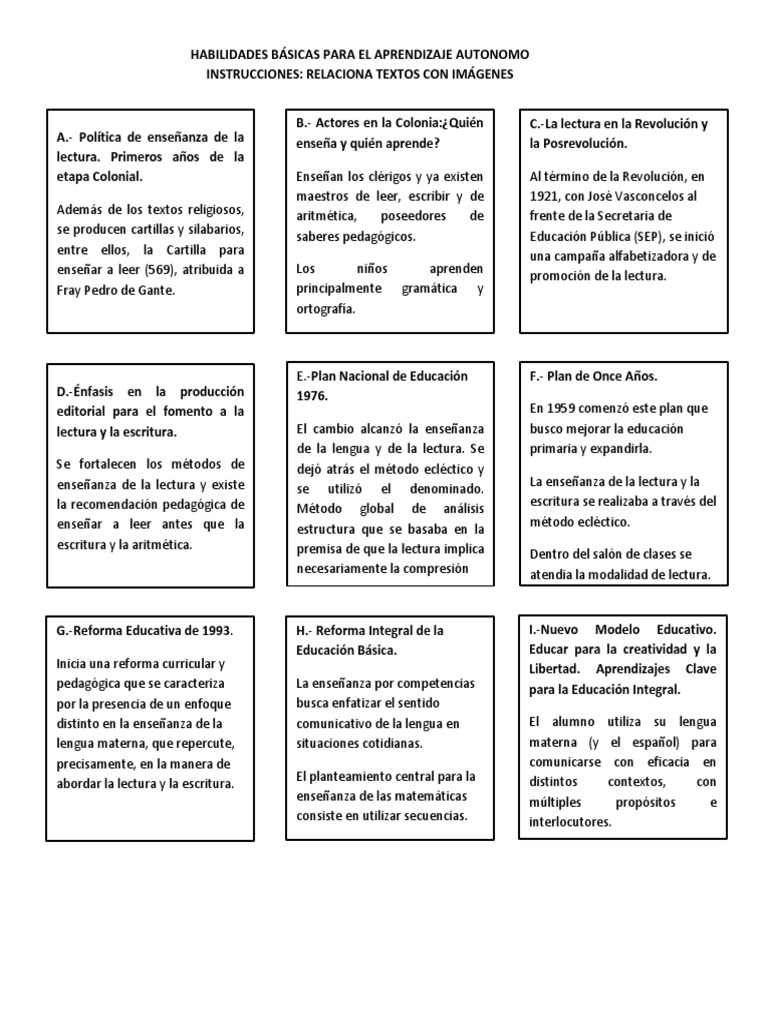 Tercera Actividad Cte | PDF | Lectura (proceso) | Educación primaria