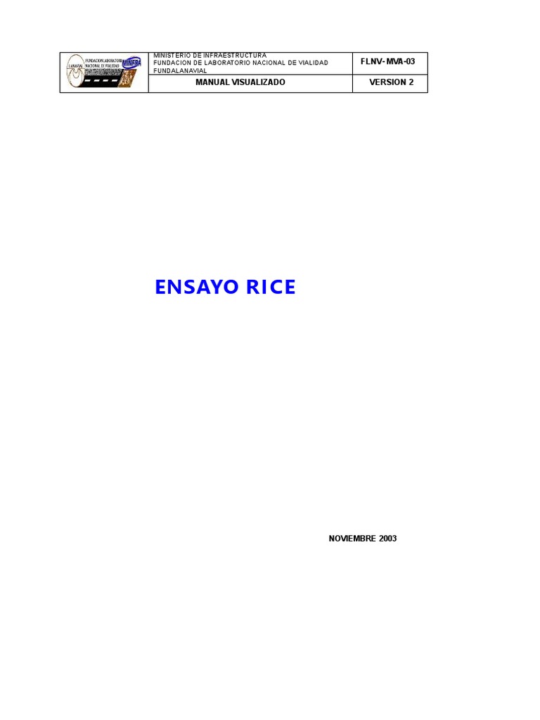 Mva 03 Rice Astm D 2041 | PDF | Laboratorios | Cemento