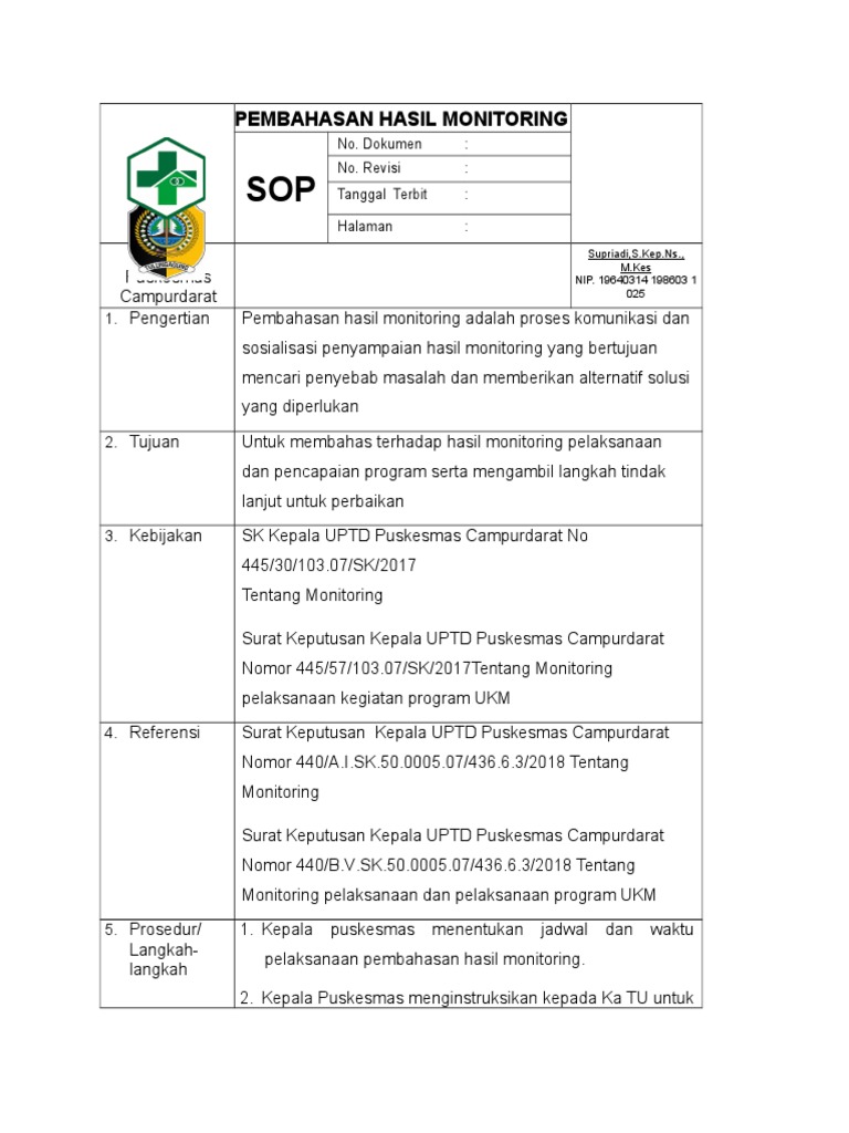 Alur Pelayanan Anc Terpadu PKM Campur | PDF