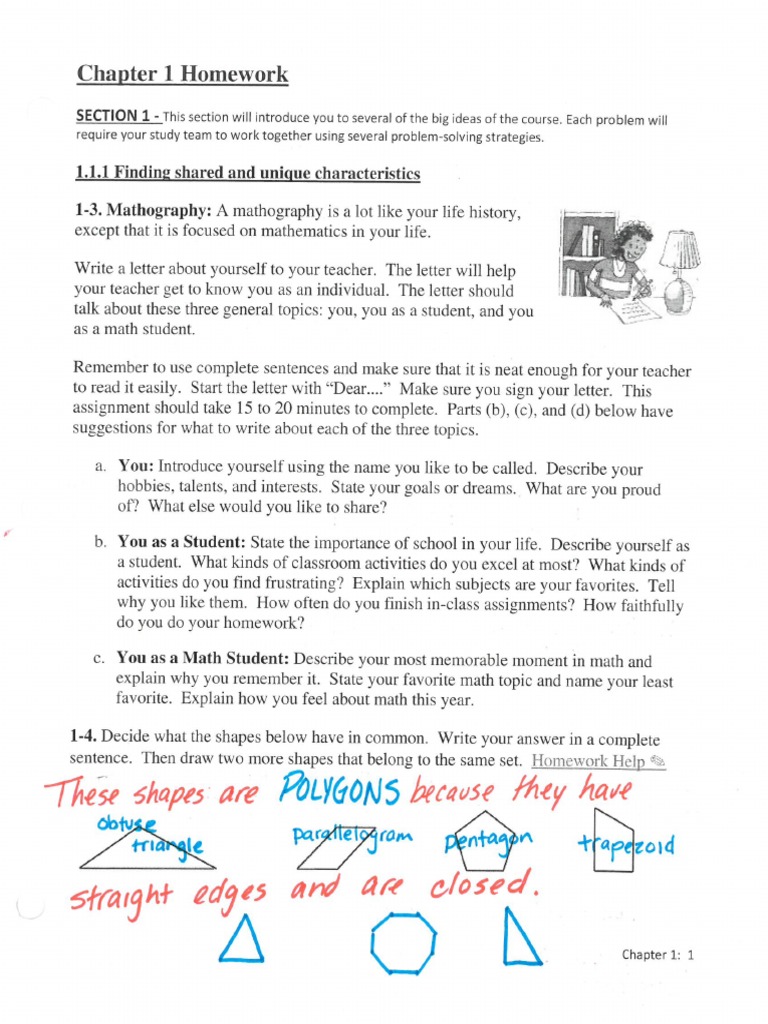 Chapter 1 Homework Solutions | PDF