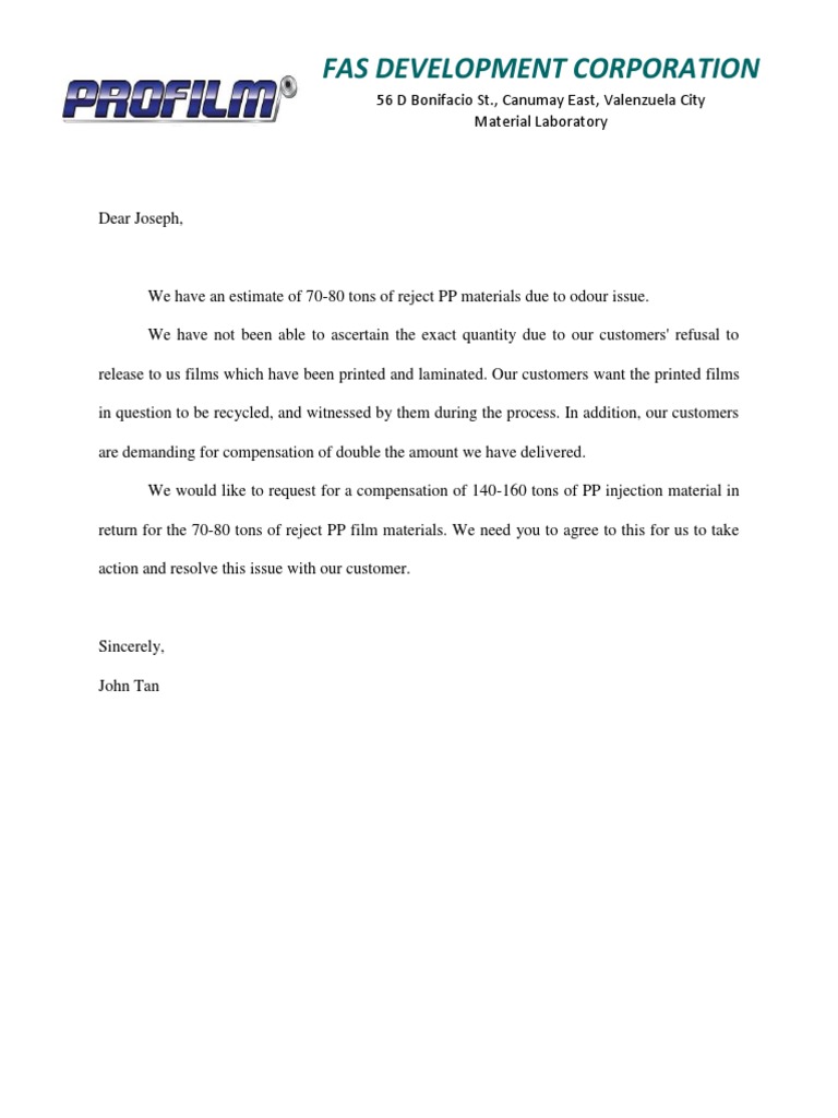 Fas Development Corporation | PDF