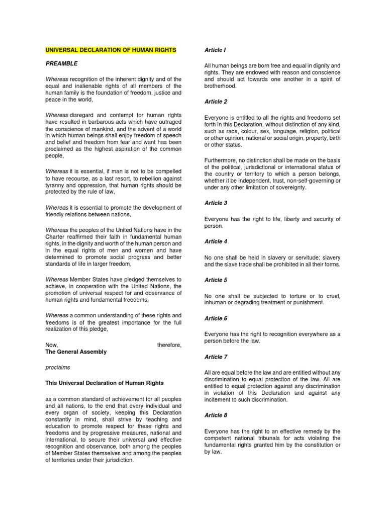 Human Rights | PDF | Natural And Legal Rights | Human Rights