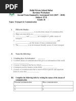 Class 2 Evs Our Neighbourhood Worksheet With Answers | PDF