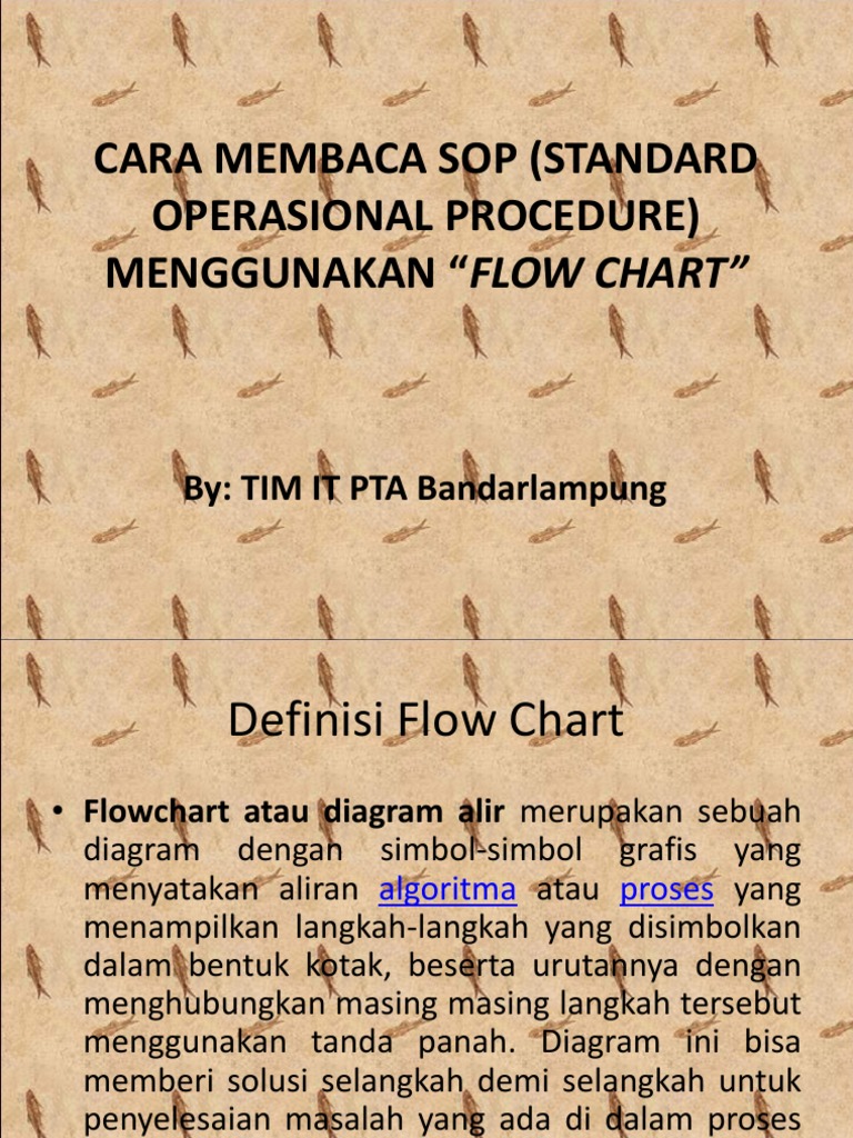 MENGERTIKAN STANDAR OPERASIONAL PROSEDUR (SOP) MENGGUNAKAN DIAGRAM ALIR ...