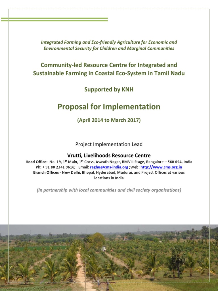 Community Farm - Proposal - April 2014 To March 2017 - Final Draft ...