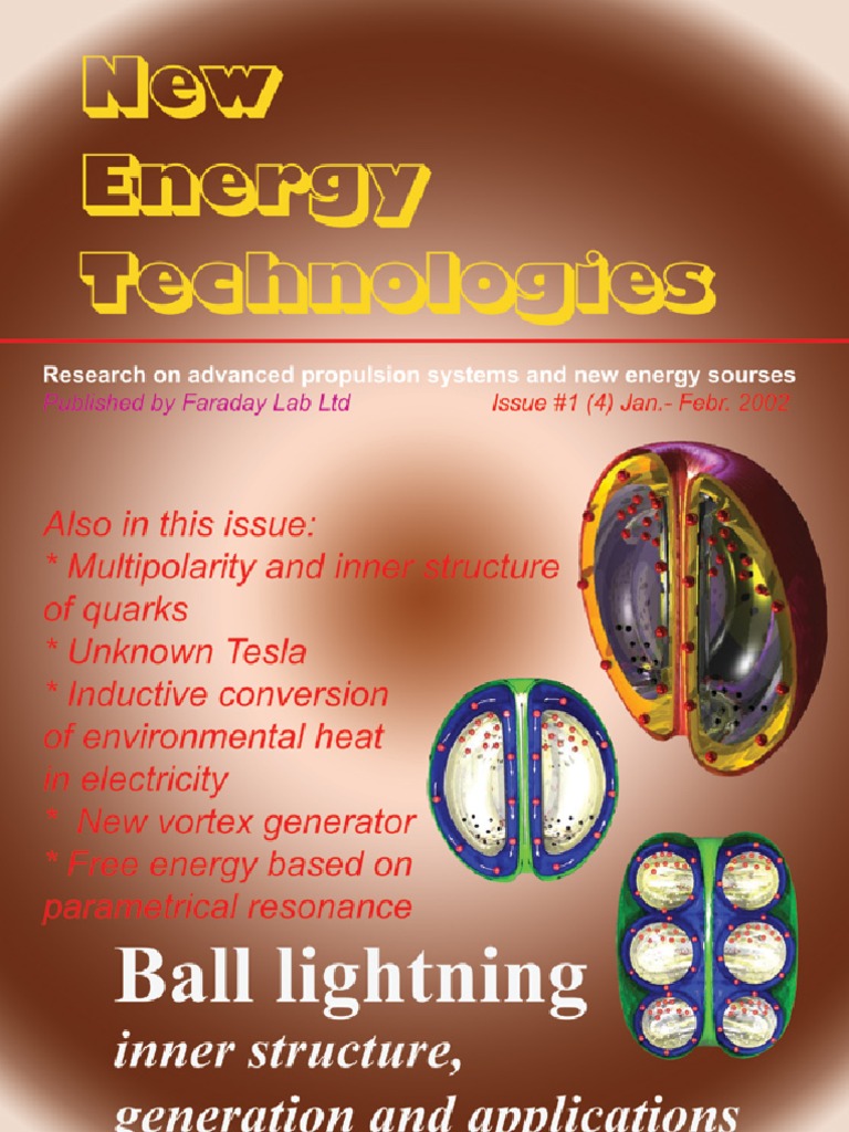 New Energy Technologies Issue 04 | PDF | Nikola Tesla | Luminiferous Aether