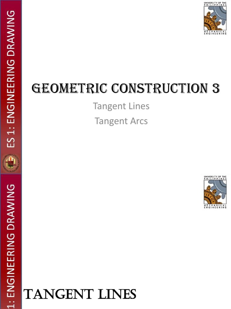 Geometric Construction (Tangency) PDF | PDF | Circle | Tangent