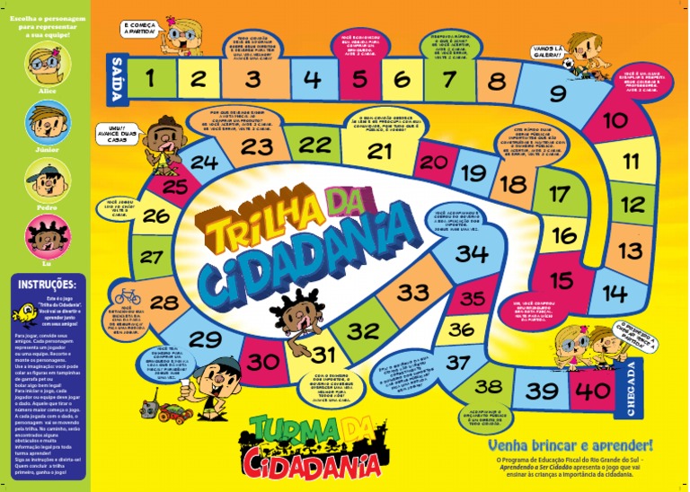 Jogo Da Trilha PDF | PDF | Cidadania | Lazer