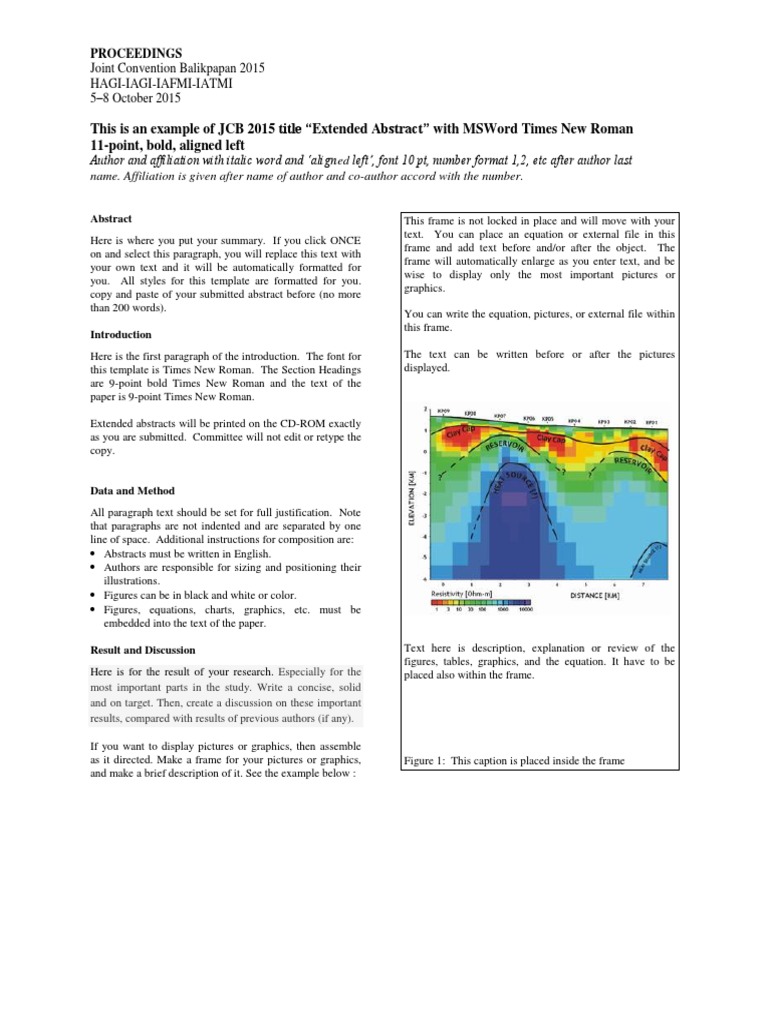 JCB Paper Guideline | PDF | Paragraph | Abstract (Summary)