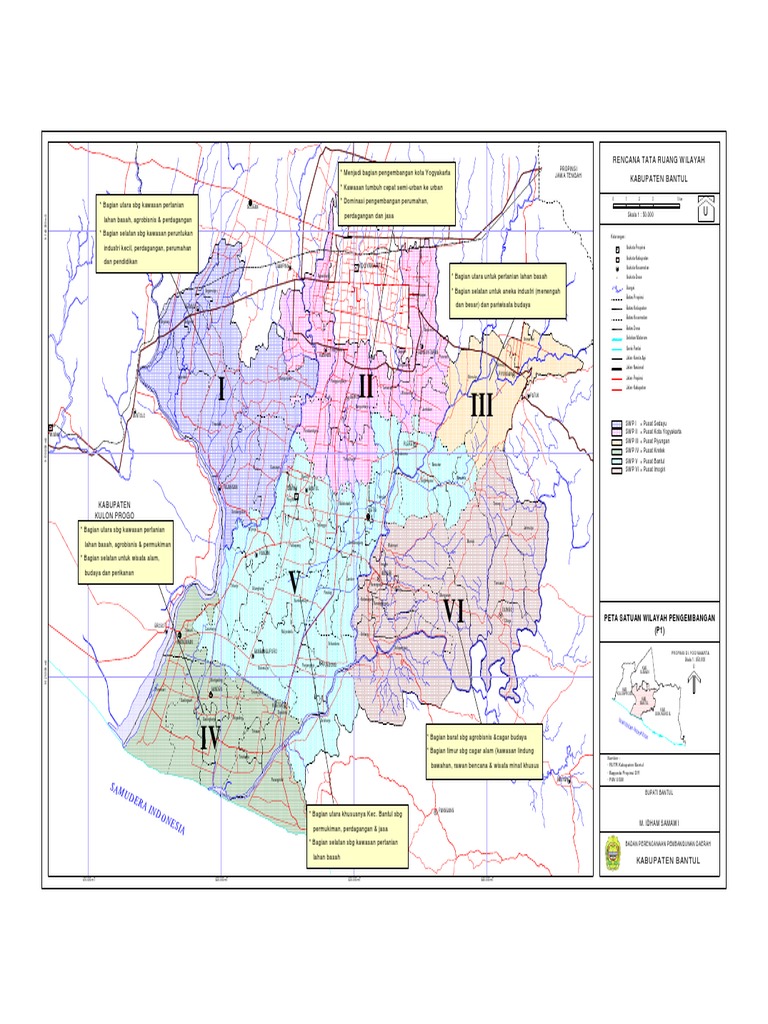 Wilayah RTRW Kabupaten Bantul PDF | PDF