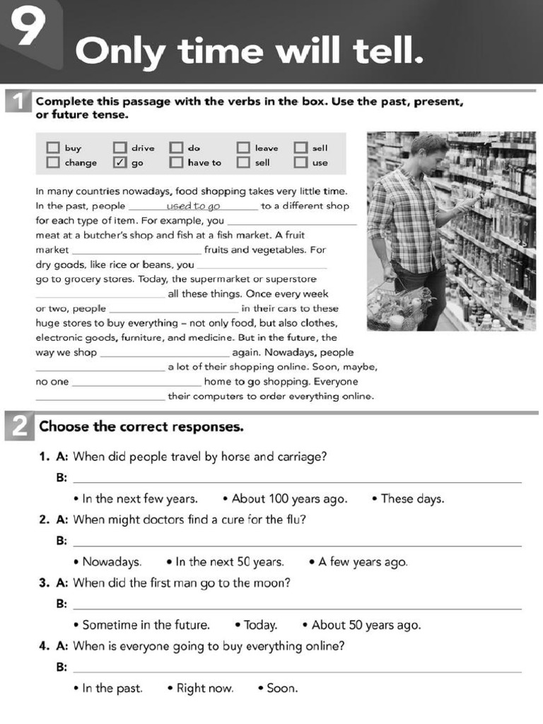 Interchange 2B - Workbook - Units 9 and 10 | PDF