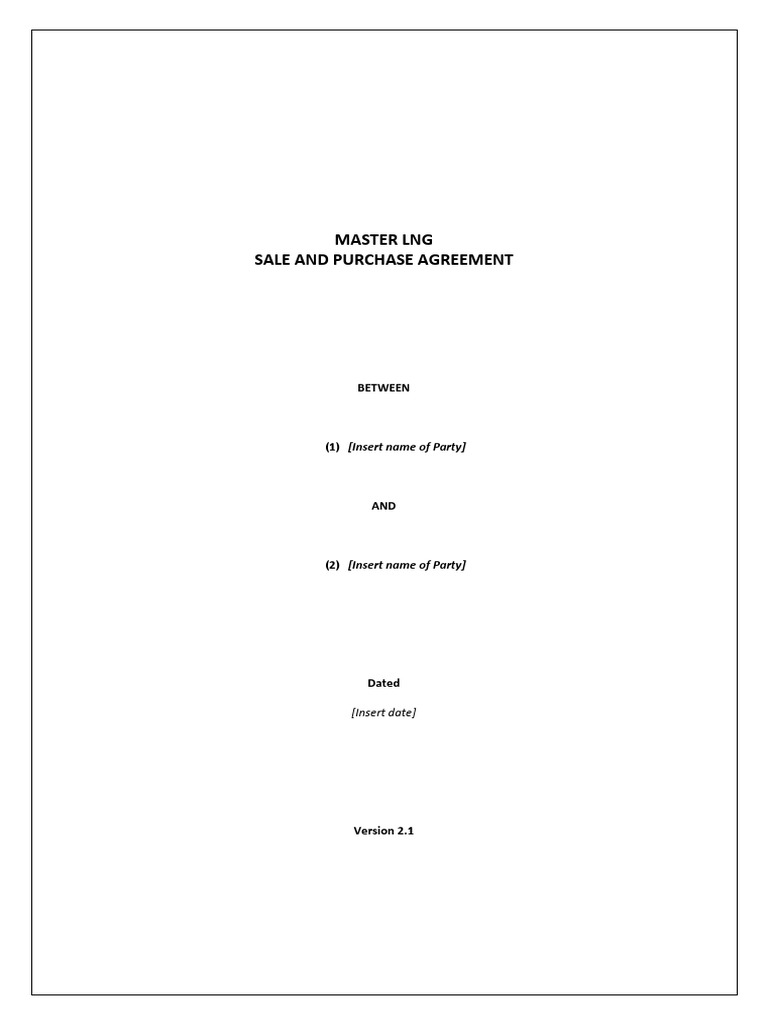 Template LNG Mspa Trafigura | PDF | Invoice | Liquefied Natural Gas