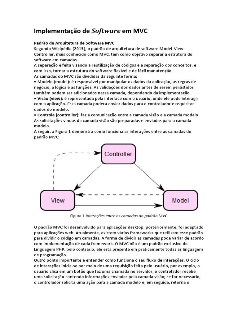 PHP MVC PDF | PDF | Model-View – Controller (MVC) | Framework de software