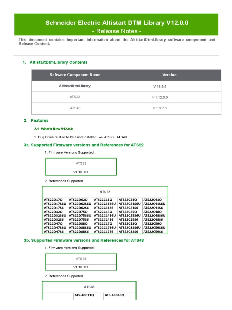 Schneider Electric Altistart DTM Library V12.0.0 | Download Free PDF | Random Access Memory ...