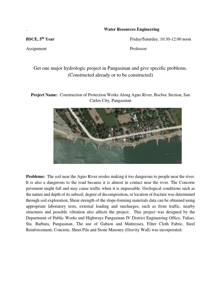 Design of Flood Control | PDF